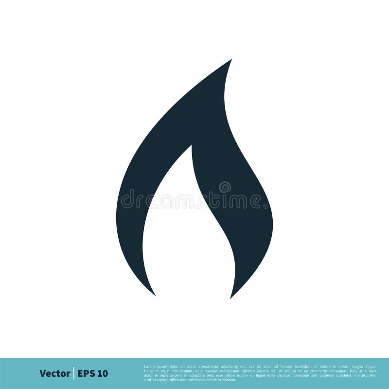 Swoosh of Flame Logo Template Illustration Design. Vector EPS 10 Stock ...