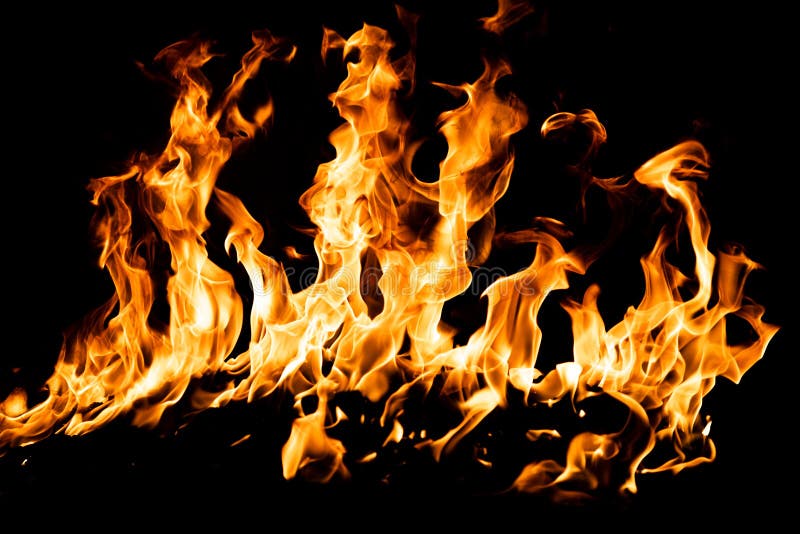 Fire Flame Texture for Banner Background. Burn Abstract Lights. Burning ...