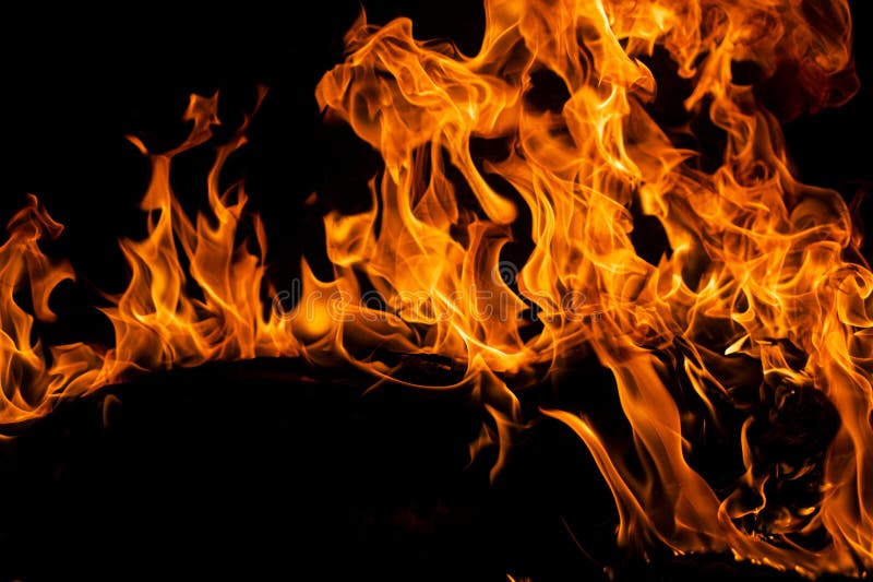 Fire Flame Texture for Banner Background. Burning Fire Lights. Burning ...