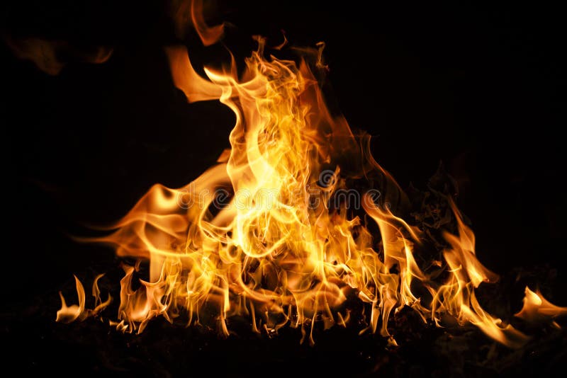 Fire Flame Texture. Blaze Flames Background. Burning Fire Backdrop ...