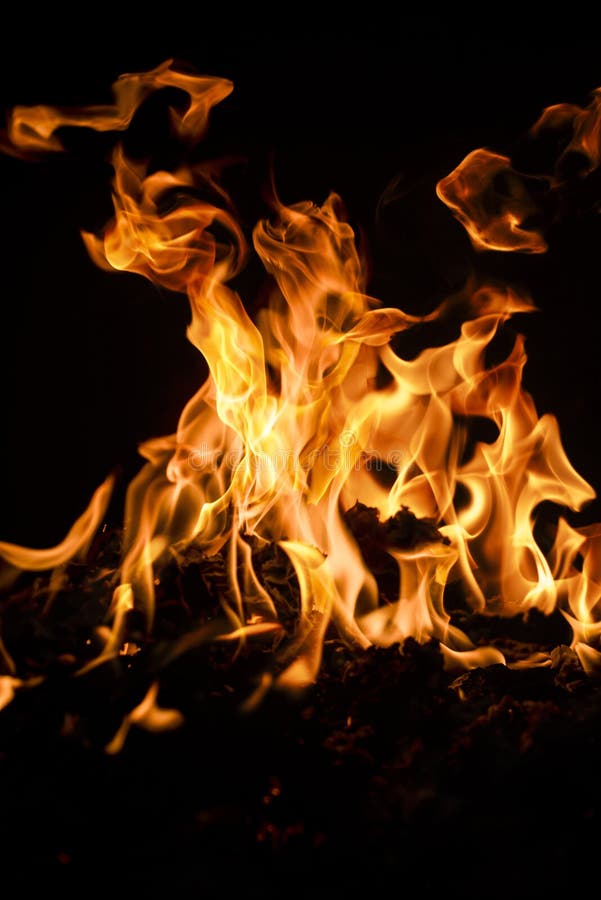 Fire Flame Texture. Blaze Flames Background. Burning Fire Backdrop ...