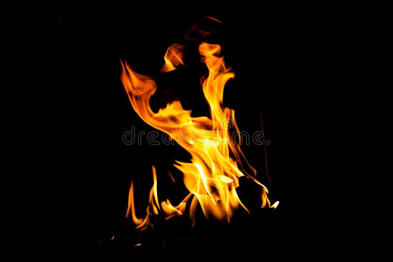 Fire Flame Texture. Burning Material Backdrop. Burn Effect Pattern ...