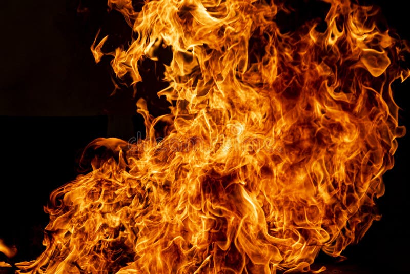 Fire Flame Texture. Burning Material Backdrop. Burn Effect Pattern ...