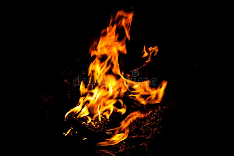 Fire Flame Texture. Burning Material Backdrop. Burn Effect Pattern ...