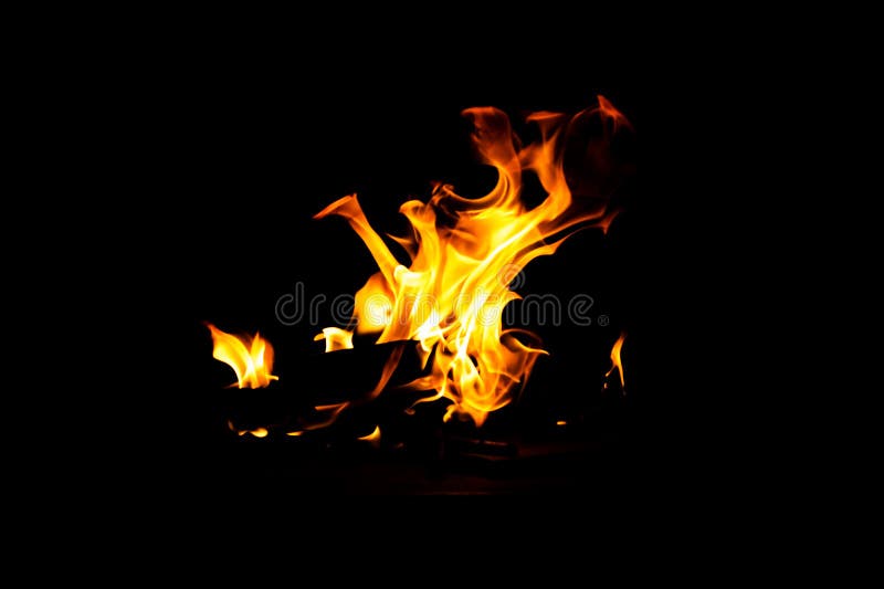 Fire Flame Texture. Burning Material Backdrop. Burn Effect Pattern ...