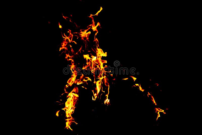 Fire Flame Texture. Burning Material Backdrop. Burn Effect Pattern ...