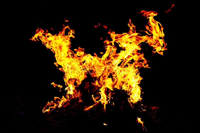 Fire Flame Texture. Burning Material Backdrop. Burn Effect Pattern ...