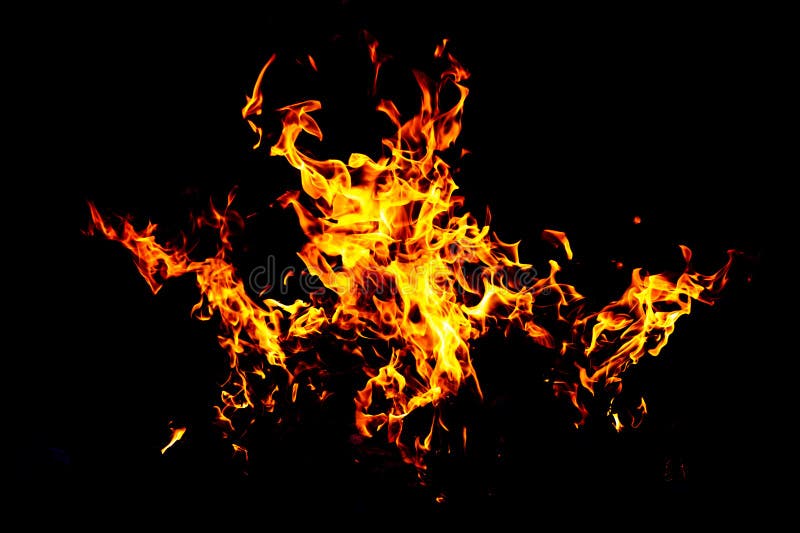 Fire Flame Texture. Burning Material Backdrop. Burn Effect Pattern ...