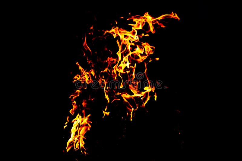 Fire Flame Texture. Burning Material Backdrop. Burn Effect Pattern ...
