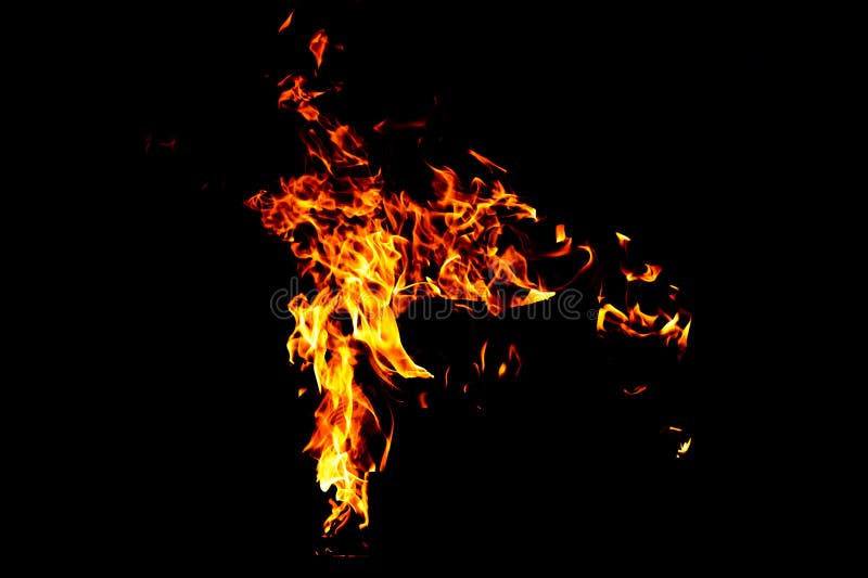 Fire Flame Texture. Burning Material Backdrop. Burn Effect Pattern ...