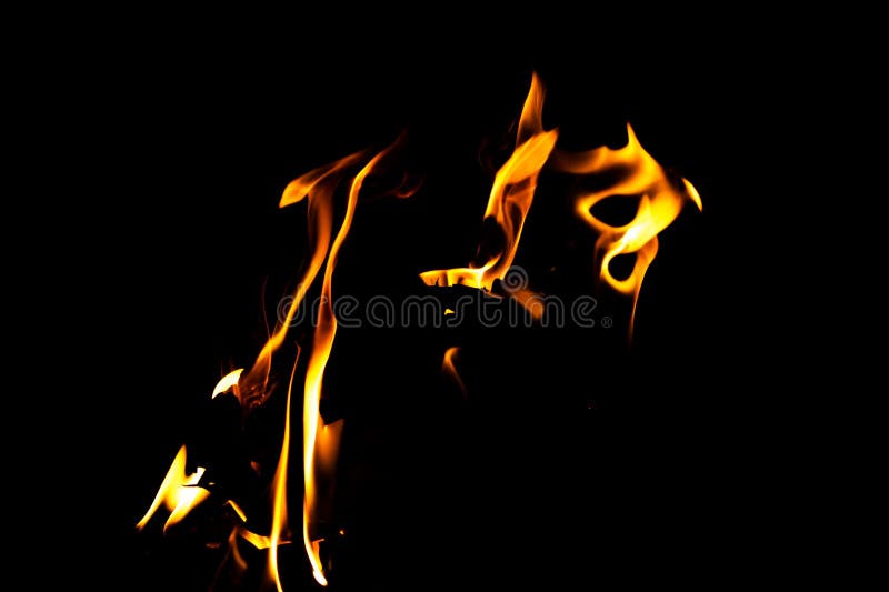 Fire Flame Texture. Burning Material Backdrop. Burn Effect Pattern ...