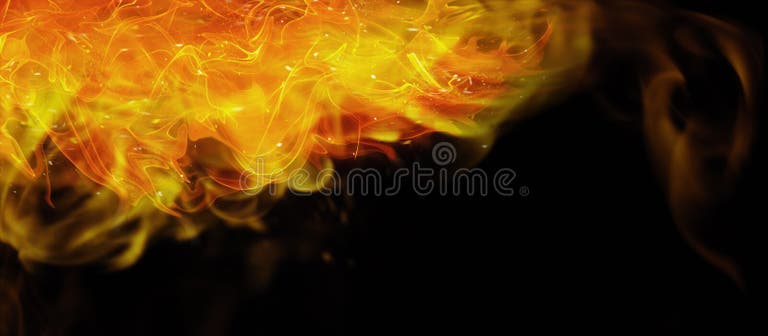 Fire Flame on Transparent Background. Fire Texture Overlays Stock Image ...