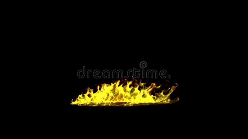 Fire Flame on a Transparent Background, Visual Effects with Alpha ...