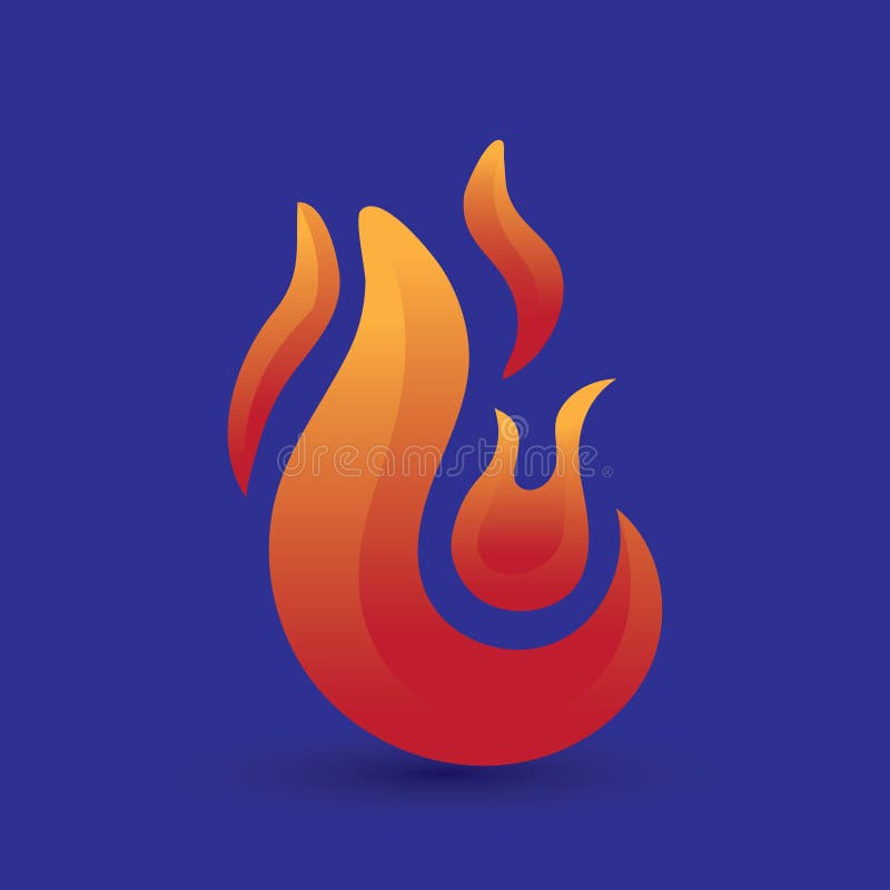 Fire Flame. Vector Illustration Decorative Design Stock Vector ...