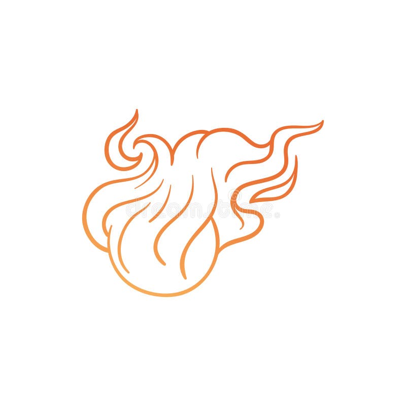 Fire Flame. Vector Illustration Decorative Design Stock Vector ...