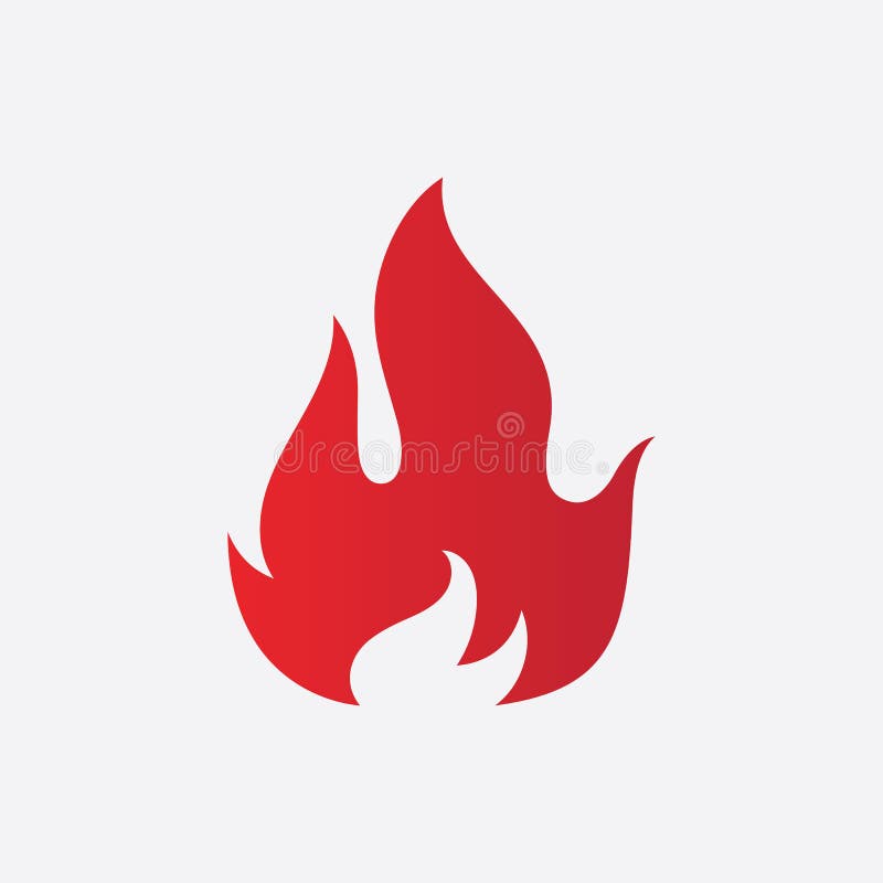 Fire Flame Vector Illustration Design Stock Vector - Illustration of ...
