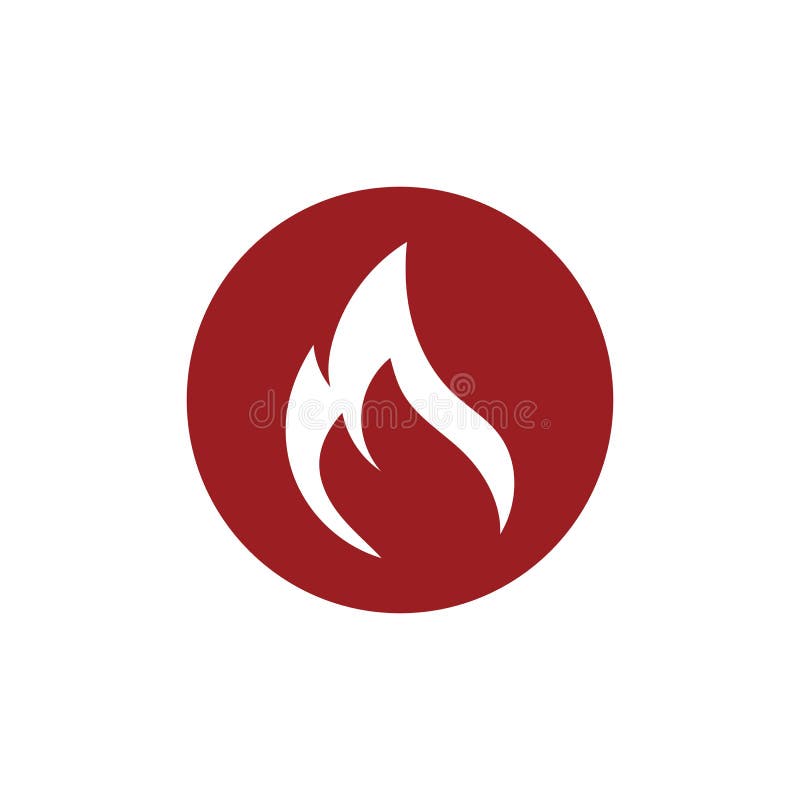 Fire Flame Vector Illustration Design Template Stock Vector ...