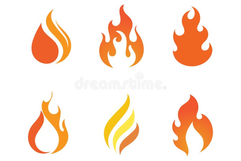Fire Flame Vector Illustration Design Template Stock Vector ... Fire Flame Vector Illustration Design Template Stock Vector ...