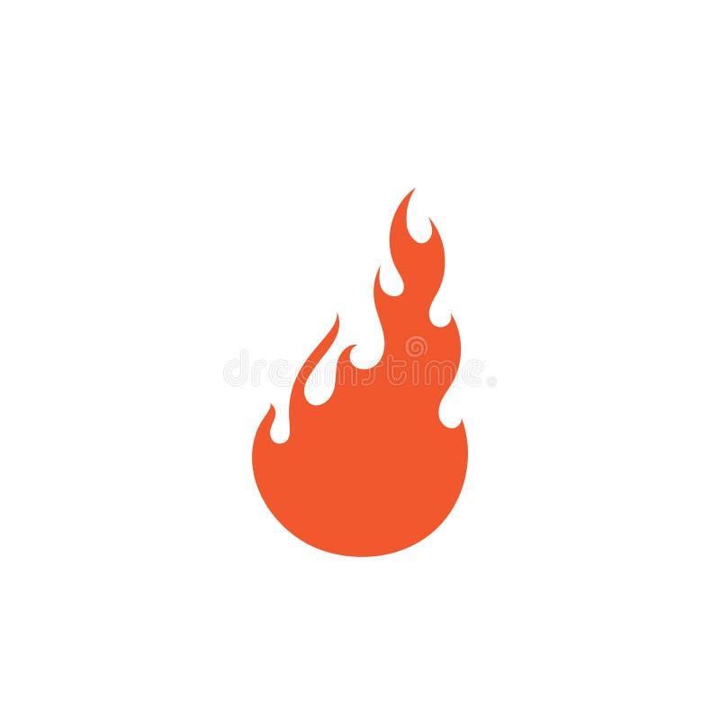 Fire Flame Vector Illustration Design Template Image Stock Vector ...