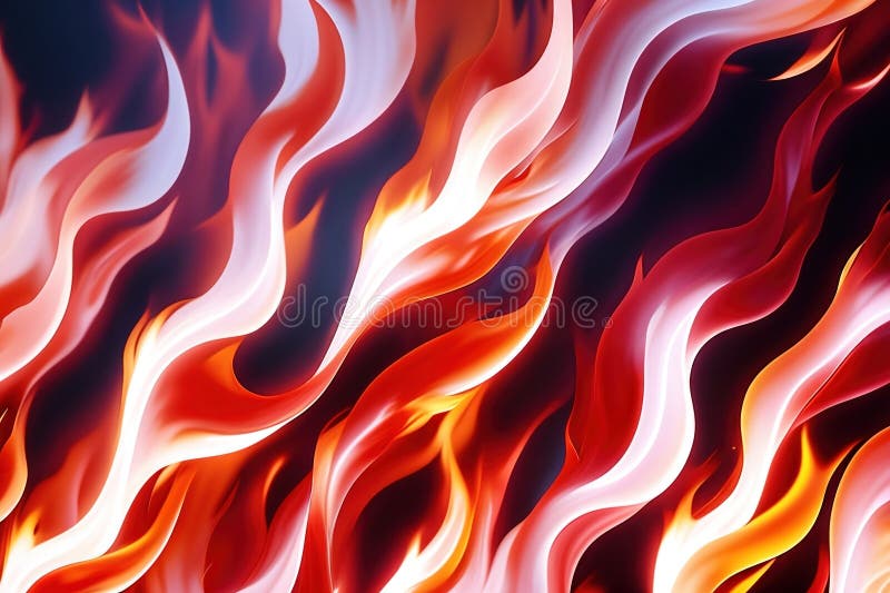 Fire Flames Abstract Background. Stock Illustration - Illustration of ...