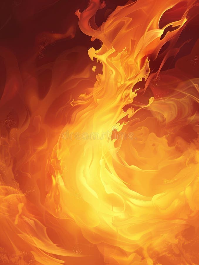 Fire and Flames in Air stock photo. Image of ember, fiery - 375839800