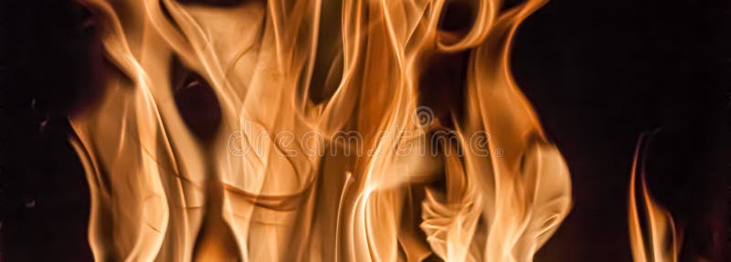 Fire Flames As Nature Element and Abstract Background Stock Image ...