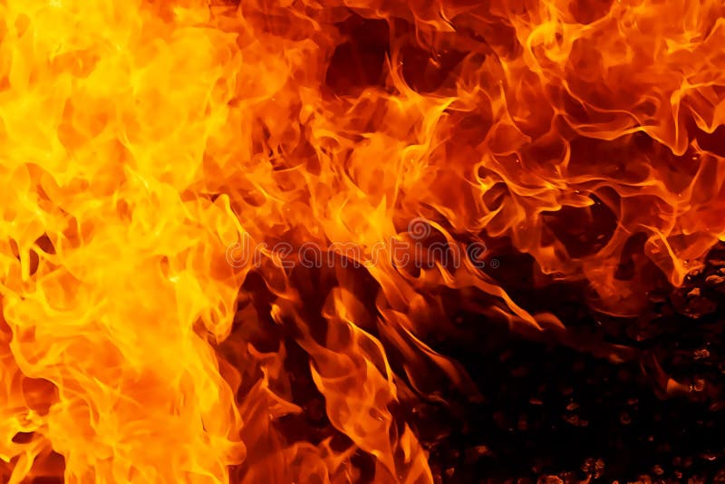 Fire Flames Background. Original Flame and Graphic Effect. Stock Image ...