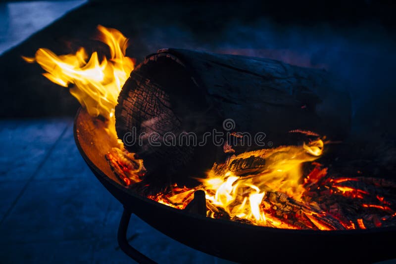 Fire and Flames. Beautiful Fire and Flames. Stock Image - Image of ...