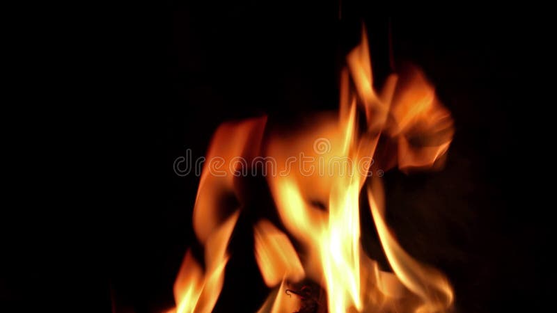 Realistic Flames of Fire on a Transparent Background. Stock Footage ...