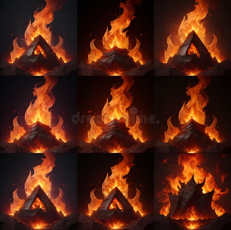 Flames Collage Stock Illustrations – 267 Flames Collage Stock ...