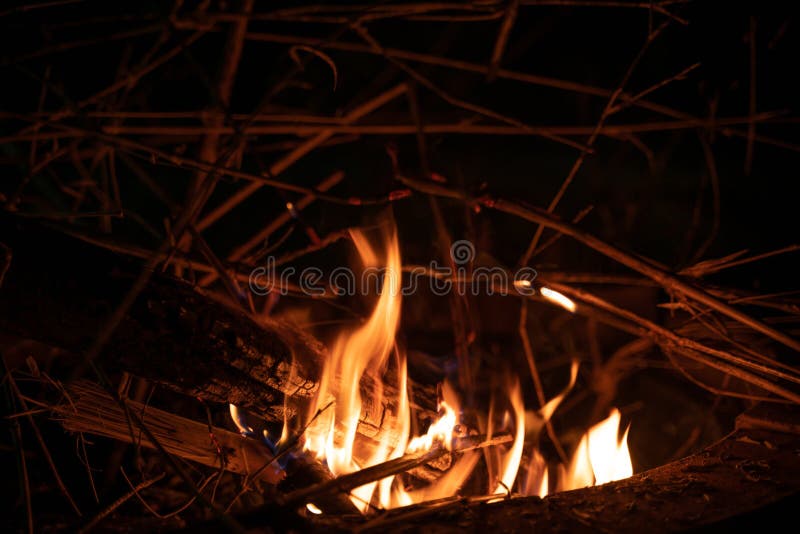 Fire and Flames. Flames and Burning Sparks Close Up, Fire Patterns ...