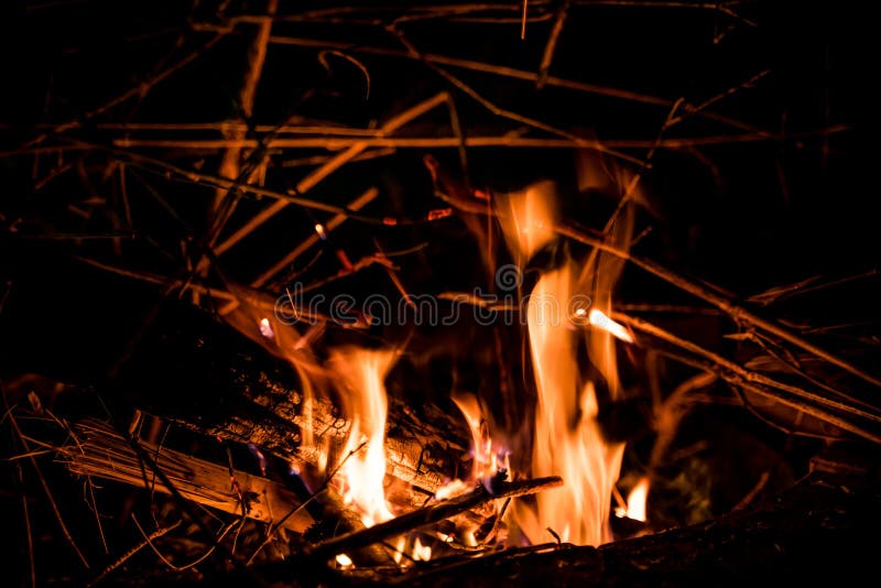 Fire and Flames. Flames and Burning Sparks Close Up, Fire Patterns ...