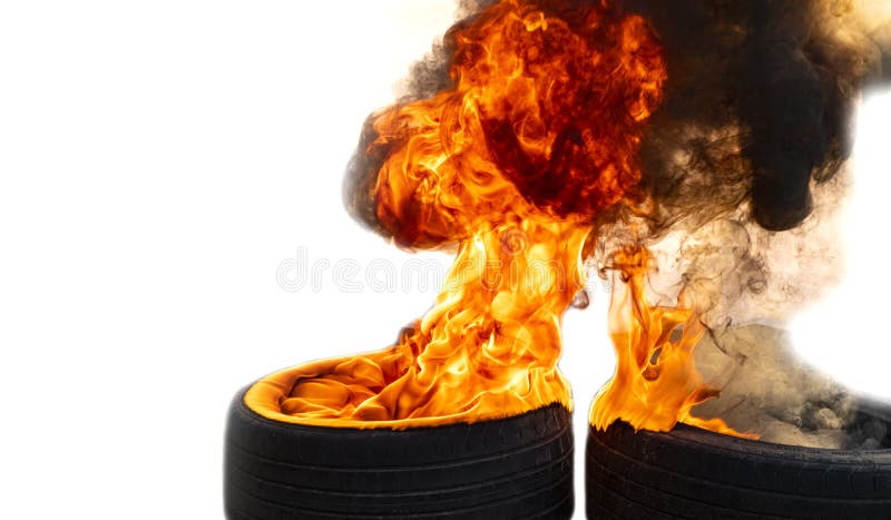 Fire Flames Burning Tire Red Hot Stock Photo - Image of flame, disaster ...