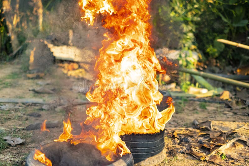 Tire and flames background stock photo. Image of fire - 21680284