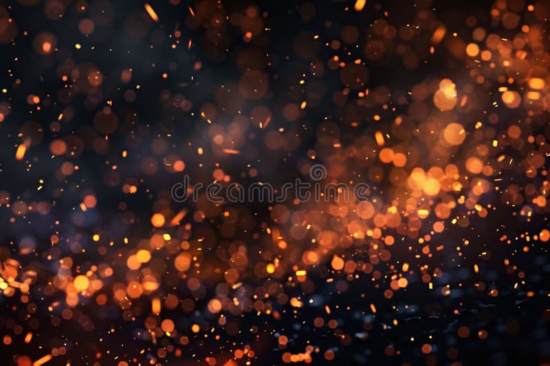Fire, Flames, Embers, Smoke and Particles Background. Generative Ai ...