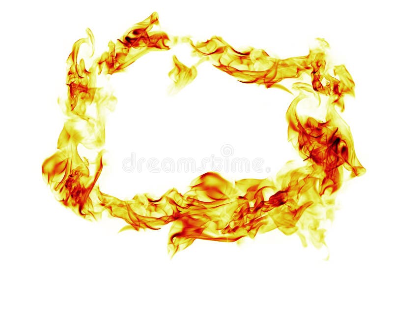 Fire Ring White Background