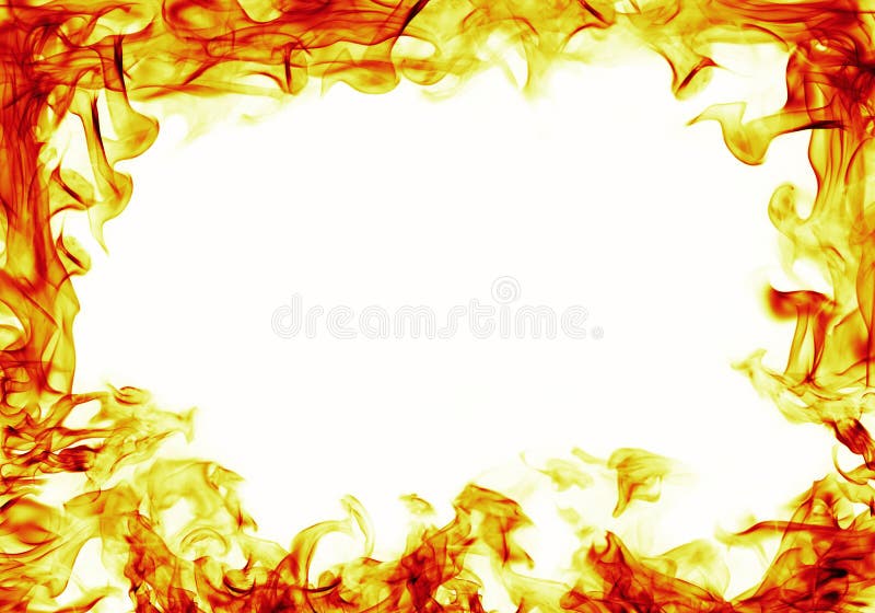 Fire frame stock photo. Image of abstract, glowing, bonfire - 7219240