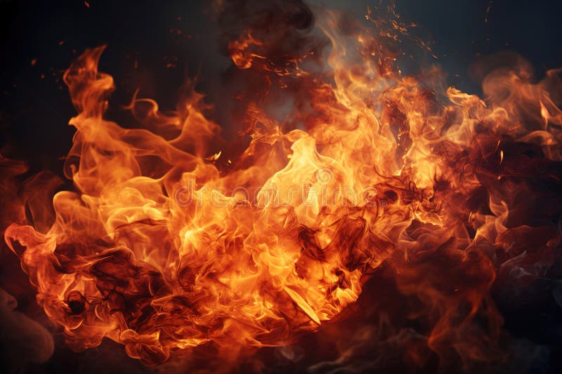 Fire, Flames Isolated. Design Element Stock Illustration - Illustration ...