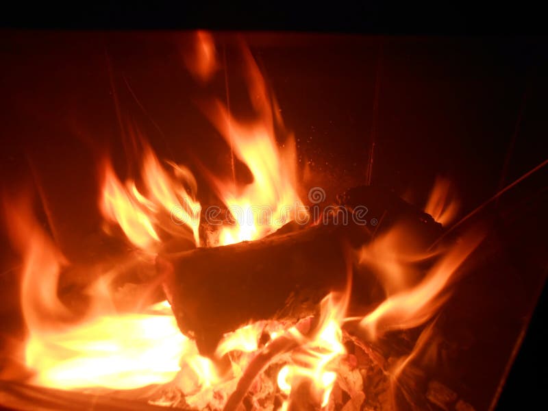 Fire stock image. Image of light, fire, warm, isolated - 130914325