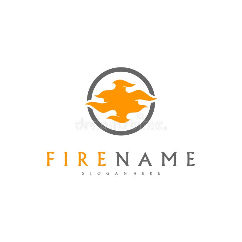 Fire Flames, Fire Logo Design Inspiration Vector Icons Stock ...