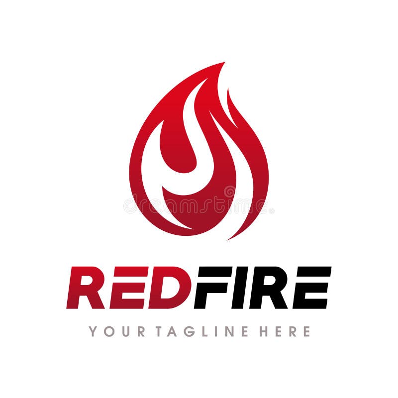 Fire Flames Logo, Gas Logo Design Inspiration Vector Stock Vector ...