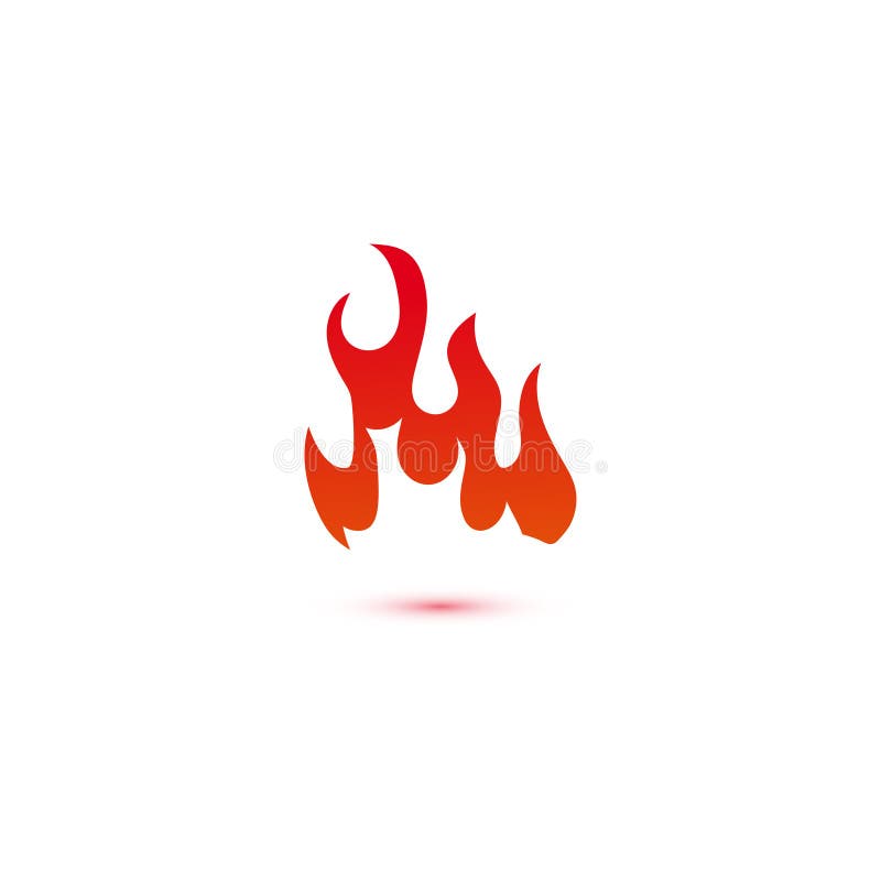 Fire and Flames Logo Graphic Stock Vector - Illustration of isolated ...