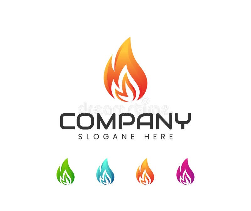 Fire Flames Logo Vector. Fire Flame Logo Vector Illustration Design ...