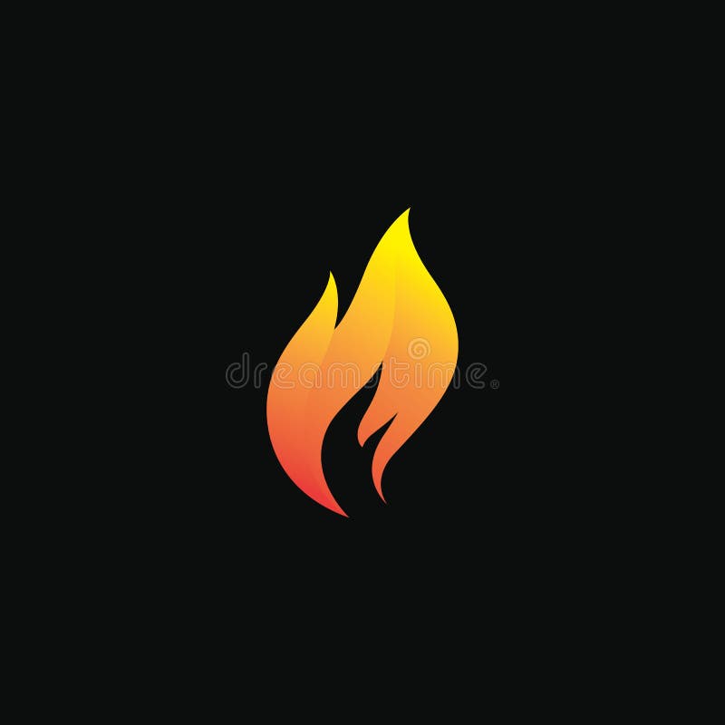 Fire Flames, Logo Vector Icons Stock Vector - Illustration of energy ...