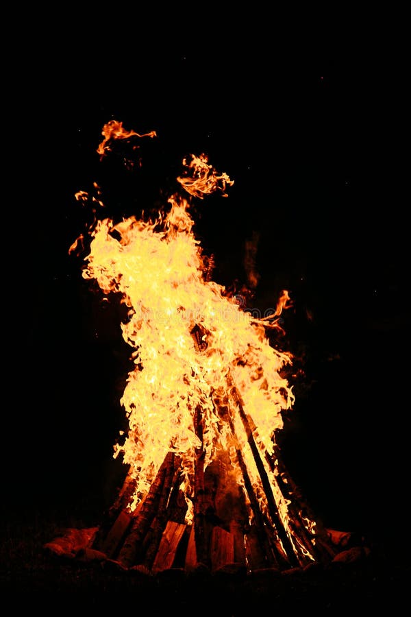 Fire with flames stock image. Image of redfire, fire - 136257191