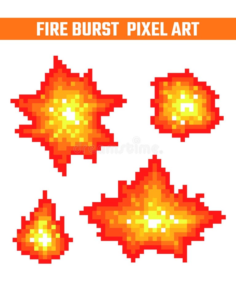 Pixel Fireball Stock Illustrations – 262 Pixel Fireball Stock ...