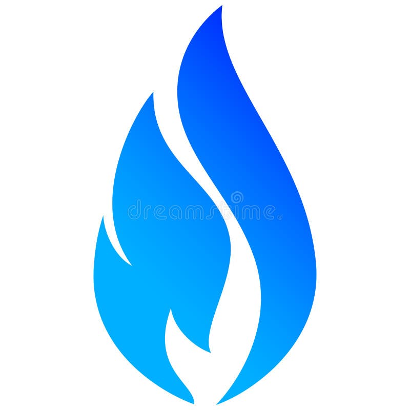 Fire Flames, Set Blue Icons Stock Vector - Illustration of symbols ...