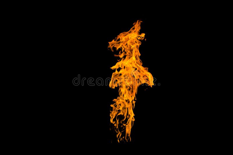Fire in the Shape of a Figure with a Face. Fire Patterns. Fire Flames ...
