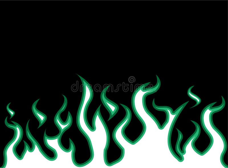 Animated Green Fire