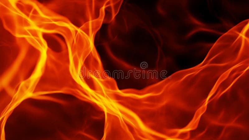 Fire Flames Texture Background, Realistic Abstract Orange Flames ...